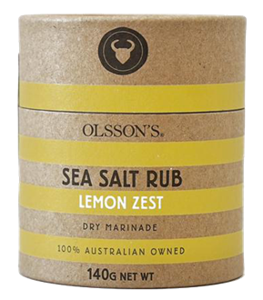 Olsson's - Lemon Zest Salt Rub - 140g – Hillview Farms