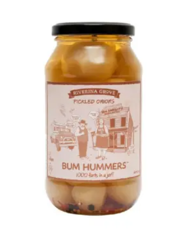 Pickled Onions, Bum Hummers - 500g – Hillview Farms